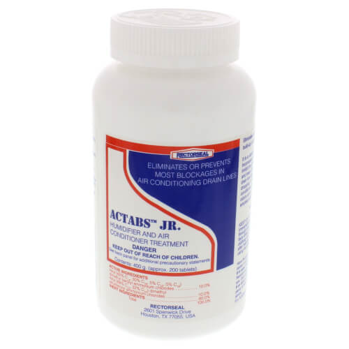 68104 - Rectorseal 68104 - Actabs Jr. A/C Treatment Tablets (200 Tablet ...