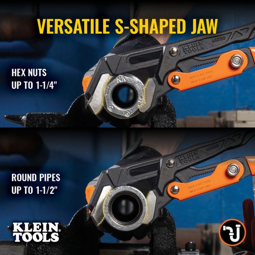 68230 - Klein Tools 68230 - 13" Quick Adjust S-Jaw Pipe Wrench