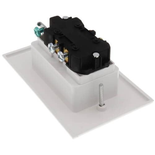 689-W - Leviton 689-W - 1-Gang Recessed Duplex Receptacle - White (125V)