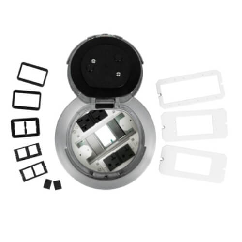 6ATC2PAA - Wiremold 6ATC2PAA - 6" Evolution Surface Style Poke-Thru ...