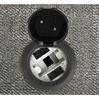 6ATC2PGY - Wiremold 6ATC2PGY - 6" Evolution Surface Style Poke-Thru ...