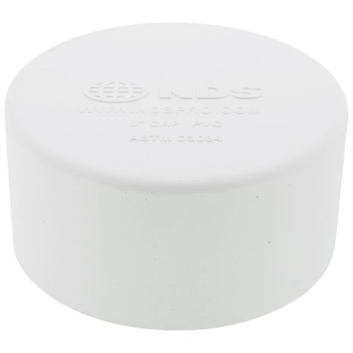 6P06 - NDS 6P06 - 6" Solvent Weld Sewer and Drain Pipe Cap