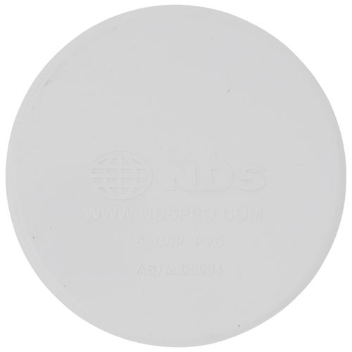 6P06 - NDS 6P06 - 6" Solvent Weld Sewer and Drain Pipe Cap