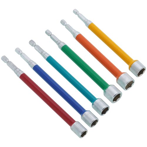 70487 - Wiha 70487 - 6-Piece Color-Coded Magnetic Nut Setter Set (Metric)