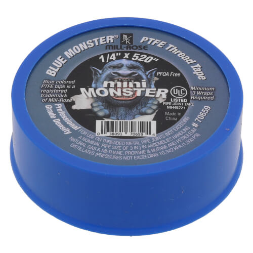 70659 - Blue Monster 70659 - Blue Monster Mini-Monster 1/4" x 520" PTFE ...