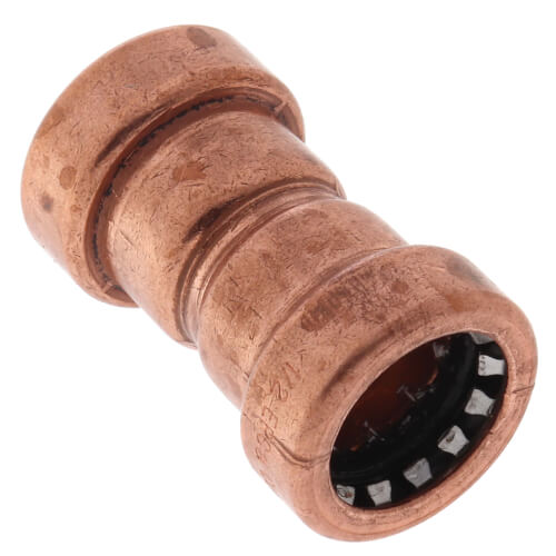 70700 - Elkhart 70700 - 1/2" CopperLoc Push Fit Coupling w/ Stop
