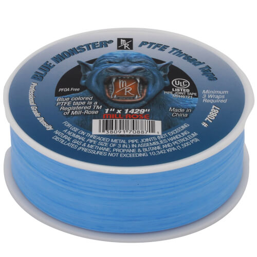 70887 - Blue Monster 70887 - Blue Monster 1" x 1429" PTFE Thread Seal Tape