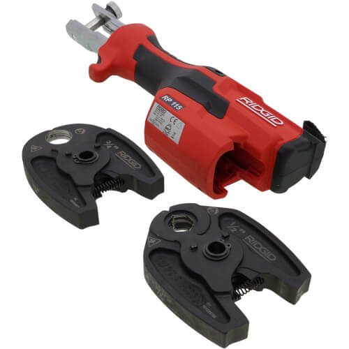 72553 - RIDGID 72553 - RP 115 1/2" - 3/4" RP 115 Battery Kit with ...