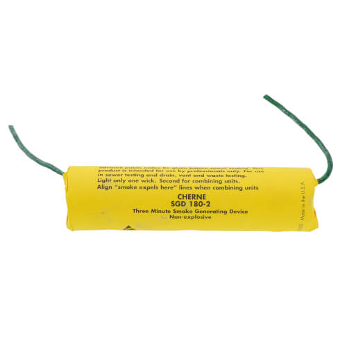 72638 - Cherne 72638 - Smoke Candle w/ 3-Minute Burn Time (Double Wick)