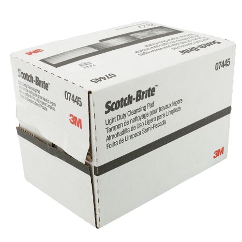 7445 - 3M 7445 - Scotch-Brite Light Cleansing Hand Pads (20/box)