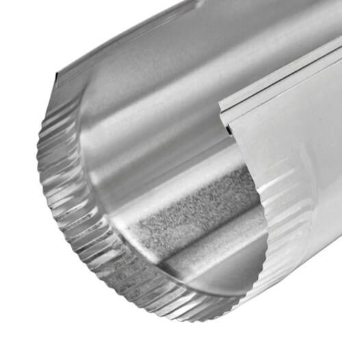 749 - Lambro Industries 749 - 6" x 60" Galvanized Snap-Lock Pipe - 30 Gauge