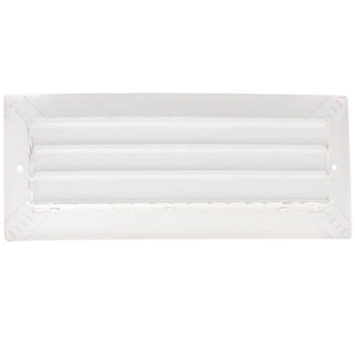 75010 - Hart & Cooley 75010 - 12" x 4" (Wall Opening Size) White ...
