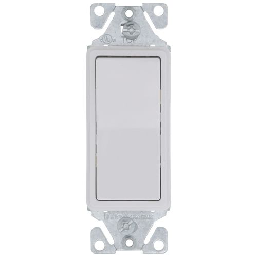 7503W-BOX - Eaton 7503W-BOX - Decorator 3-Way Rocker Switch, Flush ...