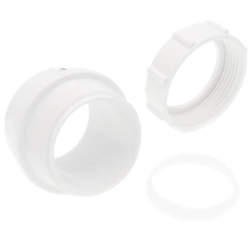 755211 - IPEX 755211 - 1-1/2" PVC DWV Male Trap Adapter w/ Plastic Nut ...