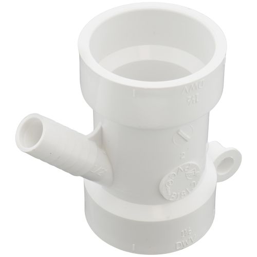757120 - Canplas 757120 - White PVC Appliance Wye, 1-1/2" x 1-1/2" x 1/ ...