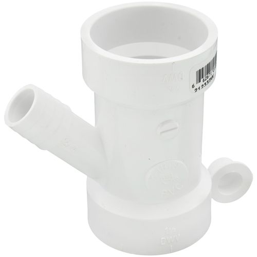 757125 - Canplas 757125 - White PVC Appliance Wye, 1-1/2" x 1-1/2" x 3/ ...