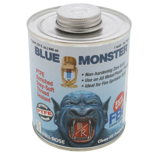 76029 - Blue Monster 76029 - Blue Monster Stay-Soft Thread Sealant w ...