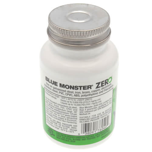 76040 - Blue Monster 76040 - ZERO VOC Eco-Friendly PTFE Thread Sealant ...