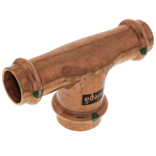 77382 - Viega 77382 - 1/2" x 1/2" x 3/4" ProPress Copper Tee