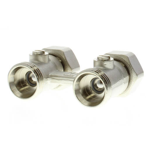 80007300 - Buderus 80007300 - Straight Isolation Valve w/ Bypass Feature