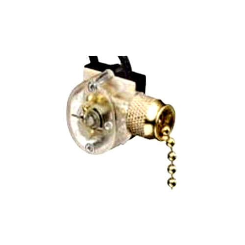 774032 - Ideal 774032 - On-Off SPST Brass Pull Chain Switch with Wire Leads (125/250V)