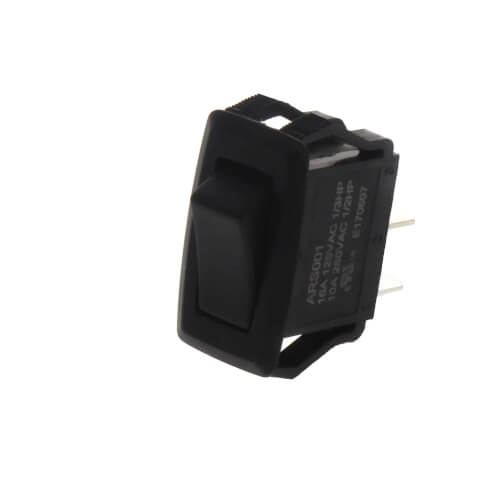 774038 - Ideal 774038 - On-Off SPST Black Appliance Rocker Switch with ...