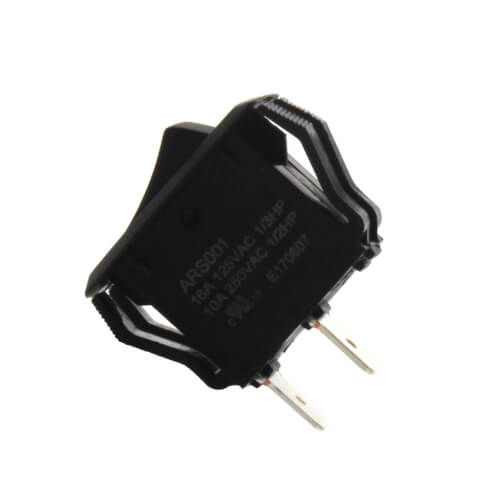 774038 - Ideal 774038 - On-Off SPST Black Appliance Rocker Switch with ...