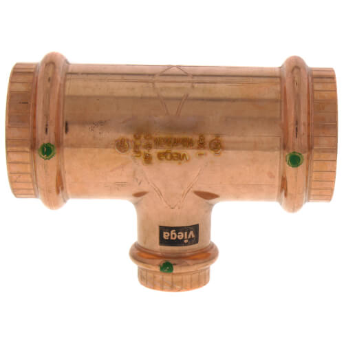 77462 - Viega 77462 - 1-1/2" x 1-1/2" x 3/4" ProPress Copper Tee