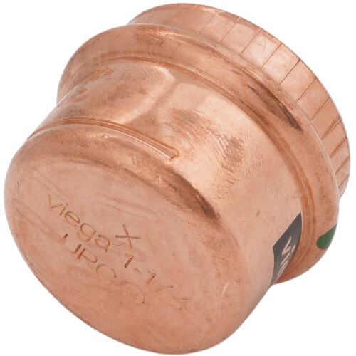 77727 - Viega 77727 - 1-1/4" ProPress Copper Cap