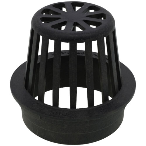 78-NDS - NDS 78-NDS - 4" Round Atrium Grate (Black)