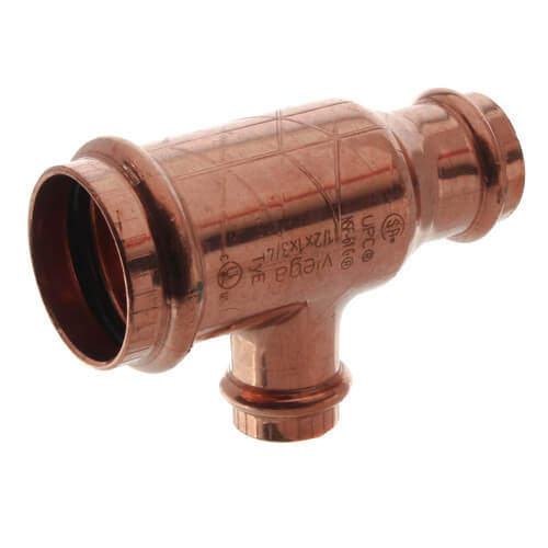 79660 - Viega 79660 - 1-1/2" x 1" x 3/4" ProPress Copper Tee