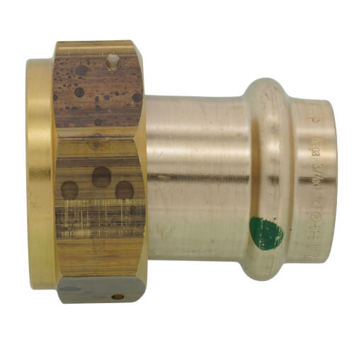 79805 - Viega 79805 - 3/4" ProPress x 1" Female Bronze Union Tailpiece ...