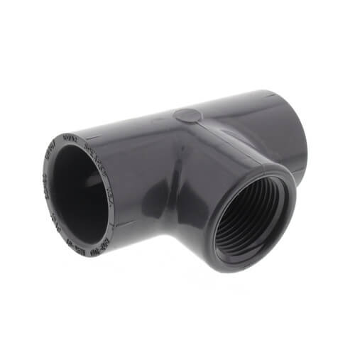 802-010 - 802-010 - 1" PVC Schedule 80 Tee (S x FPT)