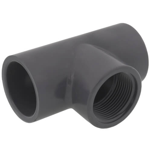 802-012 - 802-012 - 1-1/4" PVC Schedule 80 Tee (S x FPT)
