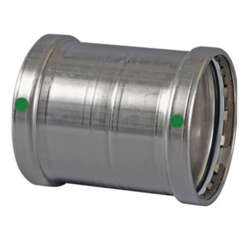80345 - Viega 80345 - 3" ProPress XL 316 Stainless Steel Coupling w ...