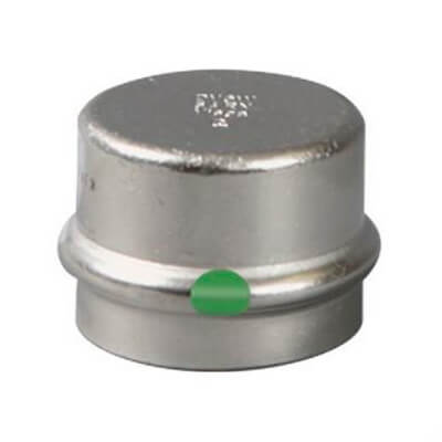 80365 - Viega 80365 - 1" ProPress 316 Stainless Steel Cap w/ EPDM Seal