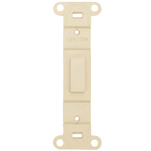 80700-I - Leviton 80700-I - Blank Toggle Wall Plate Adapter (Ivory)