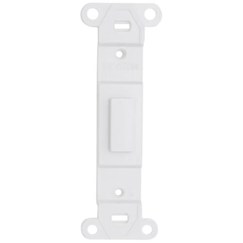 80700-W - Leviton 80700-W - Blank Toggle Wall Plate Adapter (White)