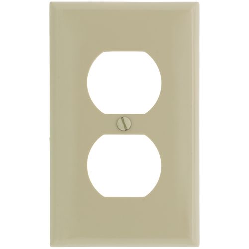 80703-I - Leviton 80703-I - 1-Gang Electrical Wall Plate, Nylon, Duplex ...