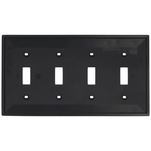 80712-E - Leviton 80712-E - 4-Gang Electrical Wall Plate, Nylon, Toggle ...