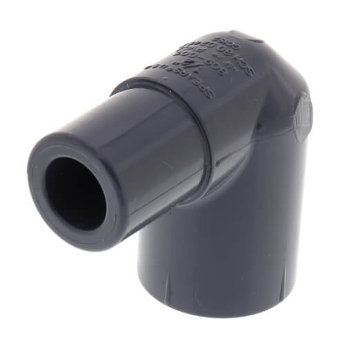 809-005 - 809-005 - 1/2" PVC Schedule 80 90° Street Elbow (Spigot x Socket)