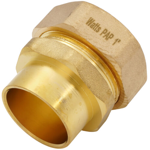 81013675 - Watts 81013675 - 1" PEX-AL-PEX Compression x 1" Female Sweat ...