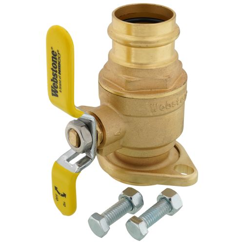 81406HV - Webstone 81406HV - 1-1/2" Press Full Port Forged Brass Uni ...