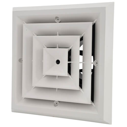 81904 - AirTec 81904 - MV4S Ceiling Diffuser w/ 4-Way Grille (6" x 6")