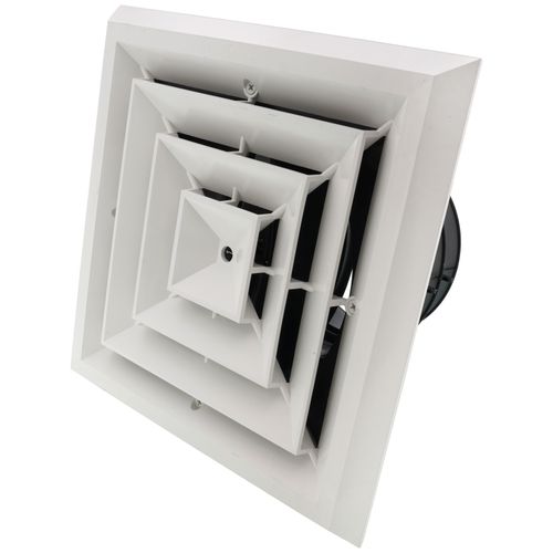 81914 - AirTec 81914 - MV4 Ceiling Diffuser w/ 4-Way Grille (8" x 8")