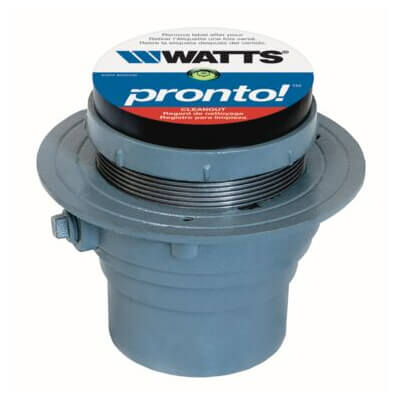8200356 - Watts 8200356 - 5" Round Pronto Cast Iron Adjustable Floor ...