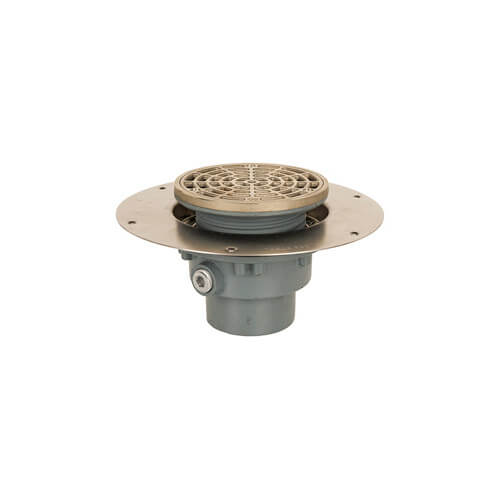 822-3DNR - Sioux Chief 822-3DNR - 3" ABS Halo Adjustable Floor Drain w ...