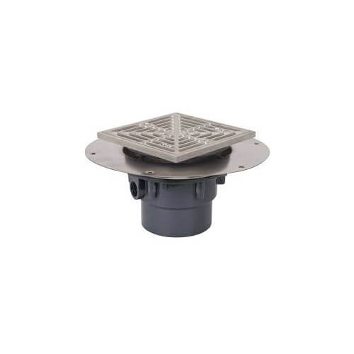 822-M2PCQ - Sioux Chief 822-M2PCQ - PVC Halo Shower Drain w/ Polished ...