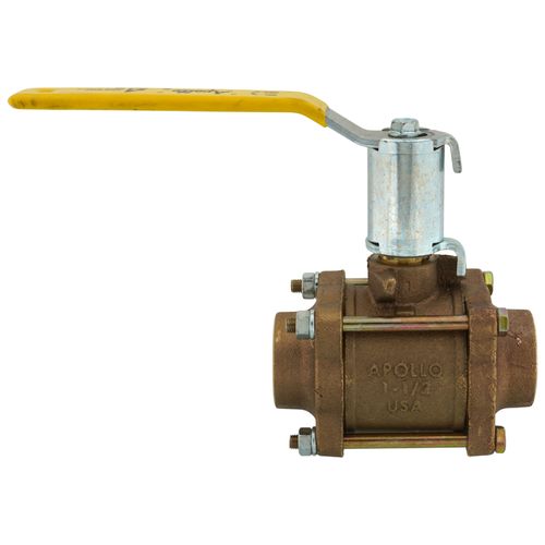 8224704 - Apollo Valves 8224704 - 1-1/2" Solder 3-Piece Ball Valve w ...