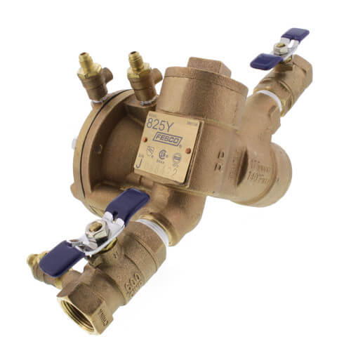 825DBV - Febco 825DBV - 3/4" 825Y-QT Quarter Turn Reduced Pressure Zone ...